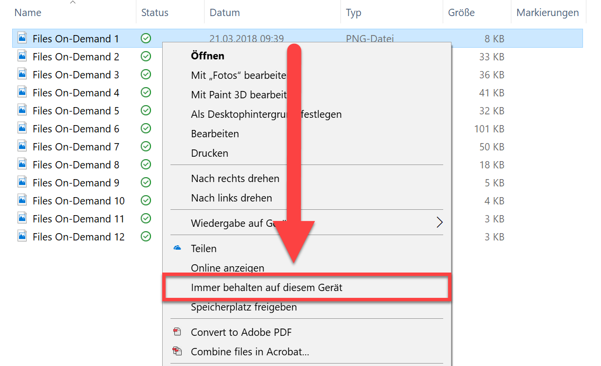 Files On-Demand für Sharepoint und OneDrive – AWeb Informatik Anleitung