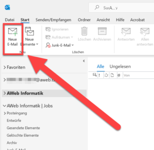 Outlook für Windows: Mails mit einem freigegebenen Postfach versenden ...